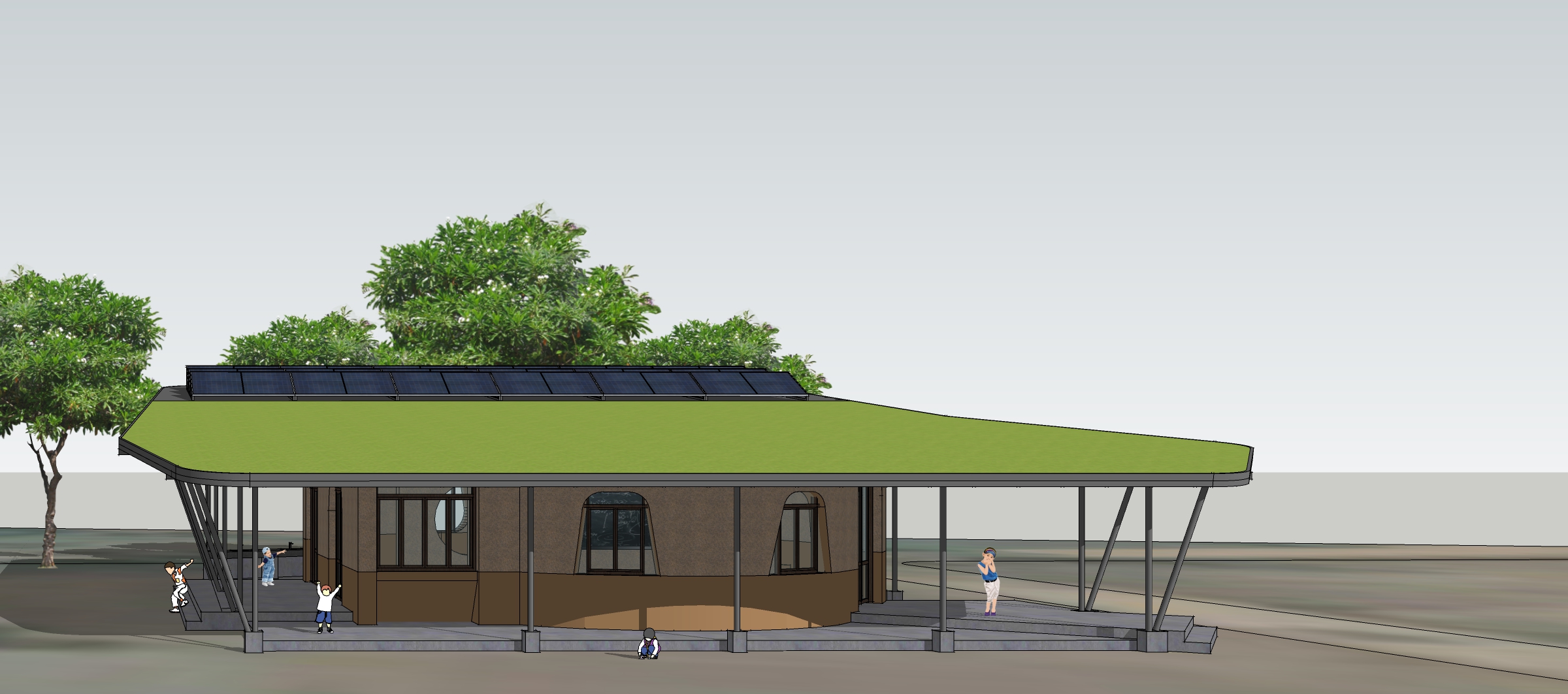 Natural Building Workshop : Building an Earthen House with a Green Roof ...